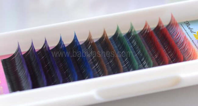 Colored Eyelash Extensions, China Colored Eyelash Extensions ...